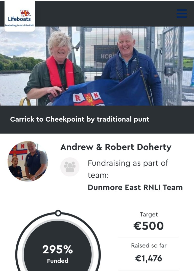 Carrick to Cheekpoint by traditional punt -Mayday Mile 2023 - Tides & Tales
